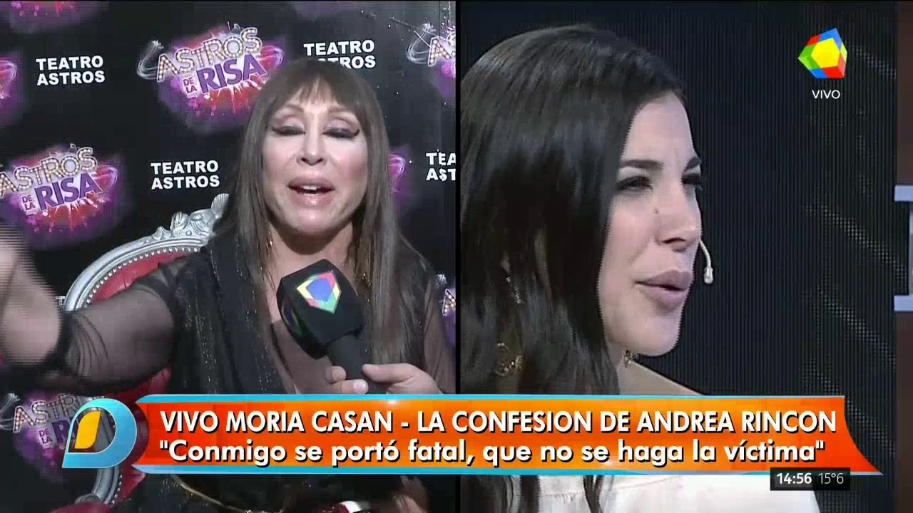 Andrea Rincón habló y Moria Casán volvió a pegarle por viejos rencores ...