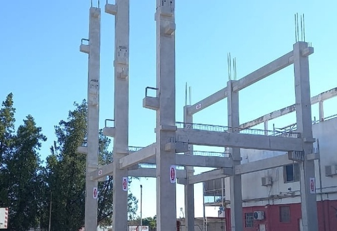Unión avanza con las obras en el Estadio 15 de Abril