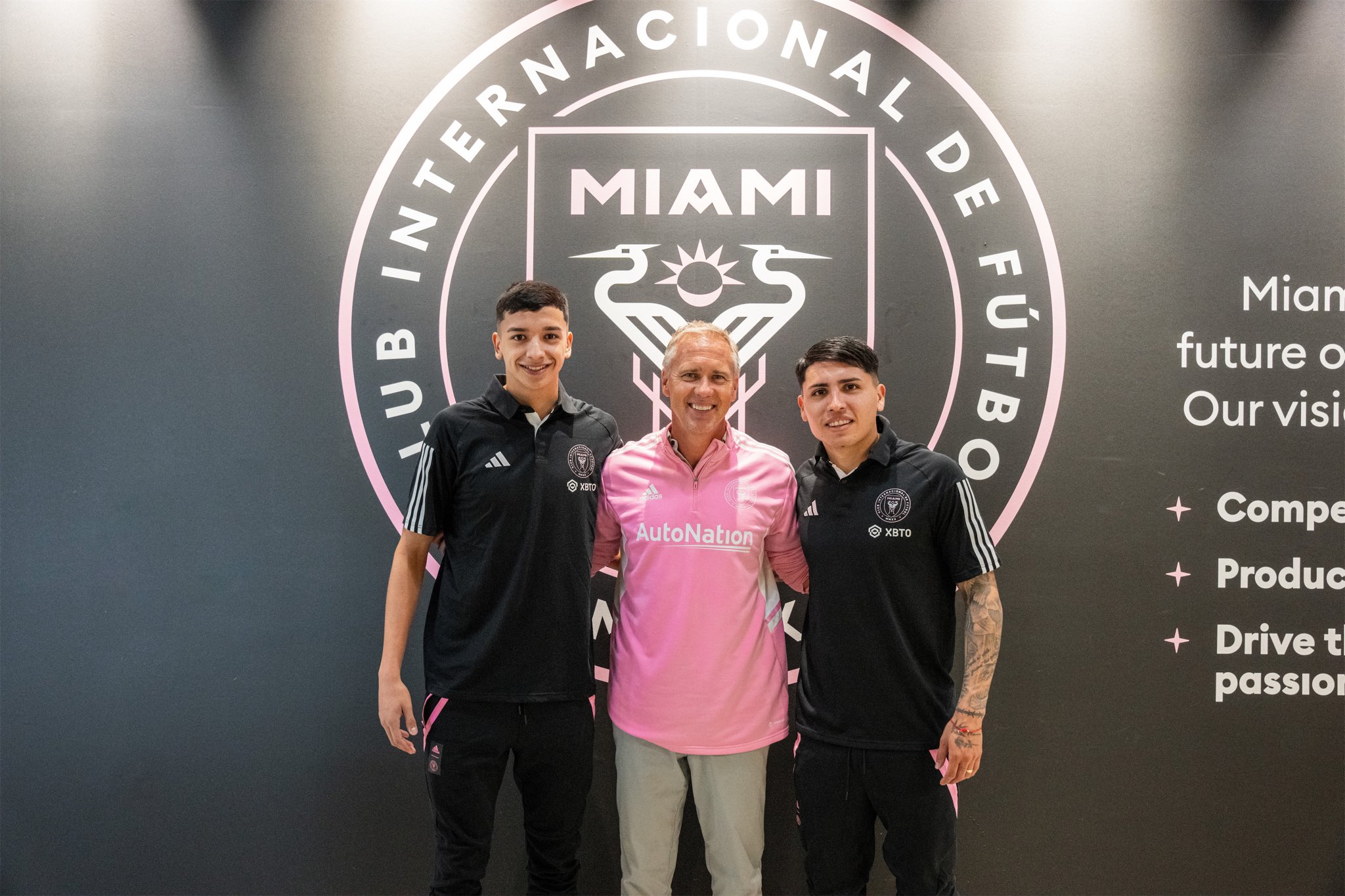 Facundo Farías y Tomás Avilés se sumaron al Inter Miami de Lionel Messi