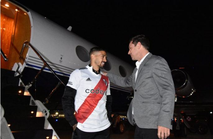 Lanzini llegó a la Argentina para sellar su regreso a River | Radio EME