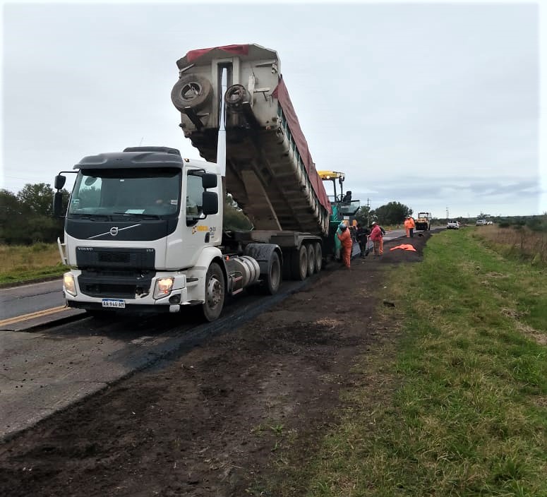 Continúan las mejoras sobre el tramo de Ruta 11 entre Gobernador Crespo ...